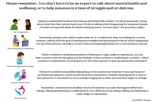 EVERYONE CAN HELP SOMEONE | News | You Matter Always Ltd